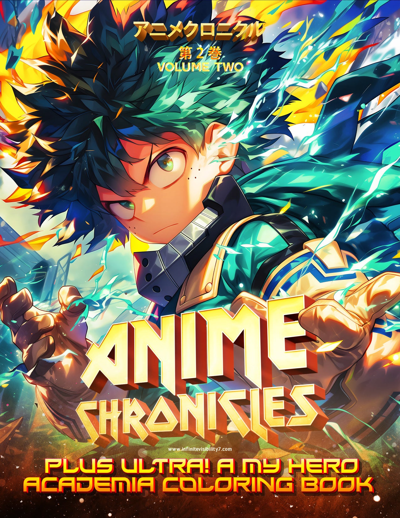 Anime Chronicles: Plus Ultra! A My Hero Academia Coloring Book Volume ...