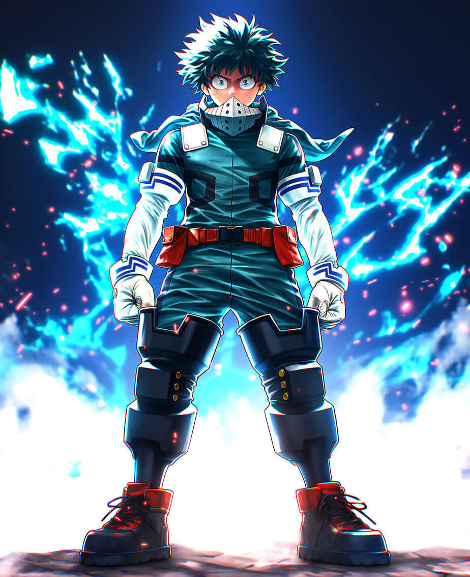 Deku Art: Heroic Heart - Unleash Unwavering Power! (MHA Digital Downlo ...