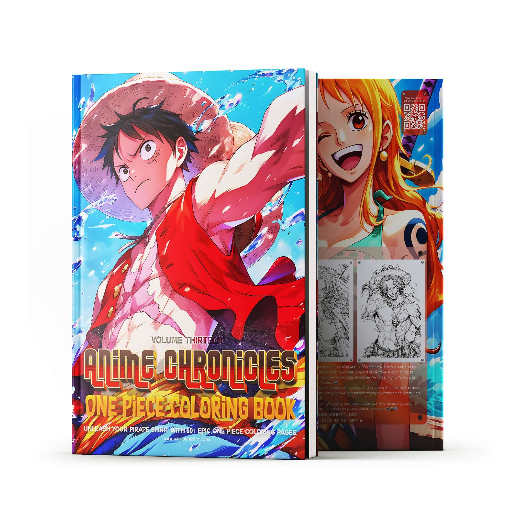 One Piece Coloring Book Vol 13 | Instant PDF Download – Infinite Visibility