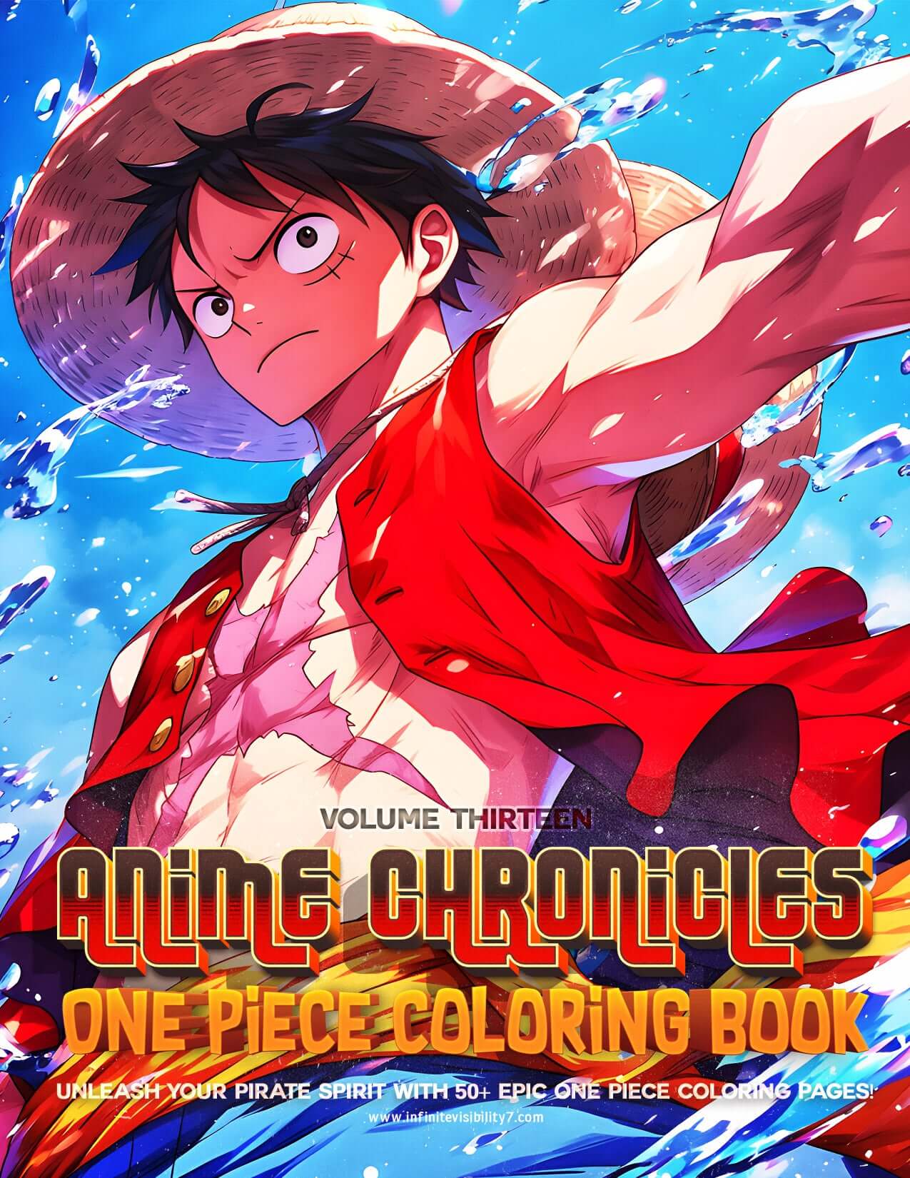 One Piece Coloring Book Vol 13 | Instant PDF Download – Infinite Visibility